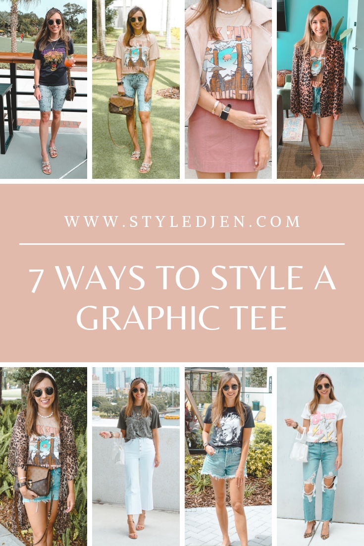How to Style Graphic Tees - StyledJen